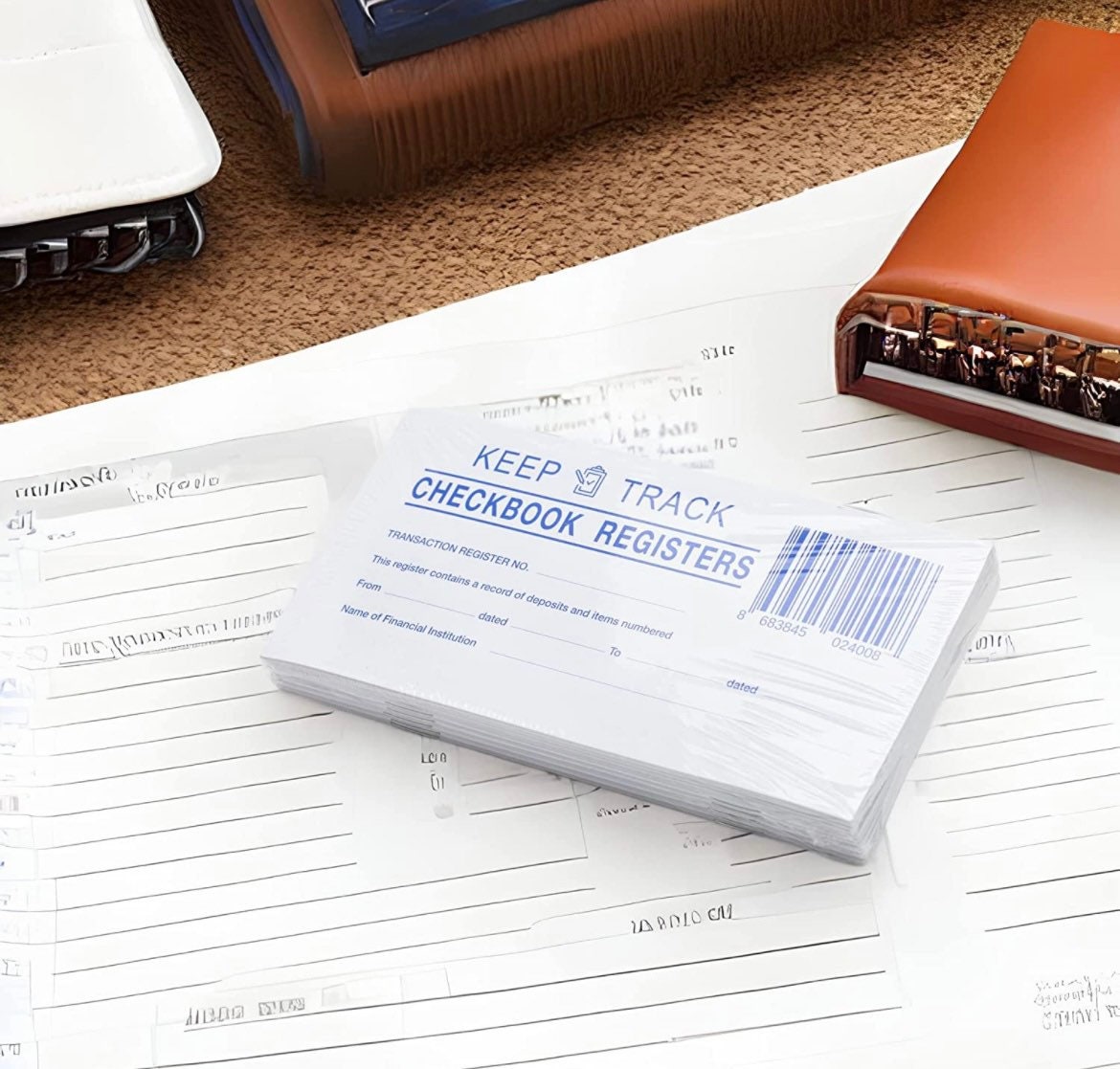 30 PACK Check Registers for Personal Checkbook - Deposit, Credit ...