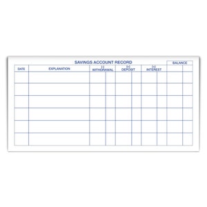 30 PACK Check Registers for Personal Checkbook - Deposit, Credit ...