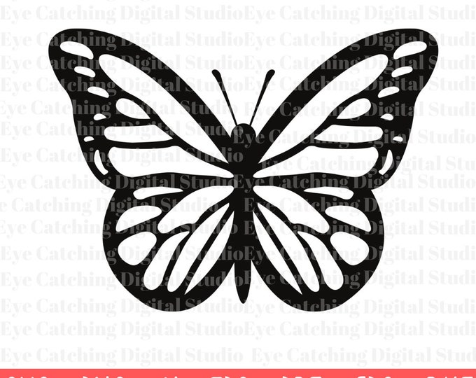 Mariposa SVG, Cricut, Silueta, Mariposa, DXF, Png, Jpg, pdf, Cortar ...