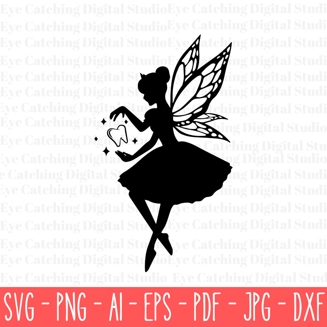 Tooth Fairy Svg Cut File Teeth Fairy Clipart Tooth Fairy Princess Svg ...