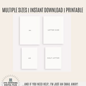 Class Record Printable Templates A4, A5, Letter Size PDF Files for ...