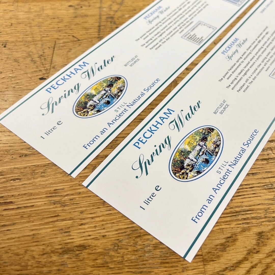 OFAH Peckham Spring Water Bottle Labels Cosplay Replica Prop Inspired ...