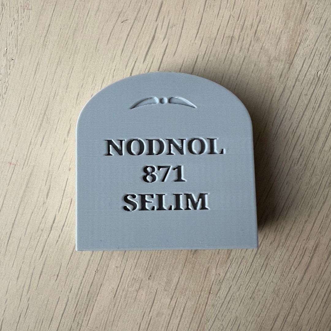 Red Dwarf Nodnol Sign Desk Display Gift Idea - Etsy UK