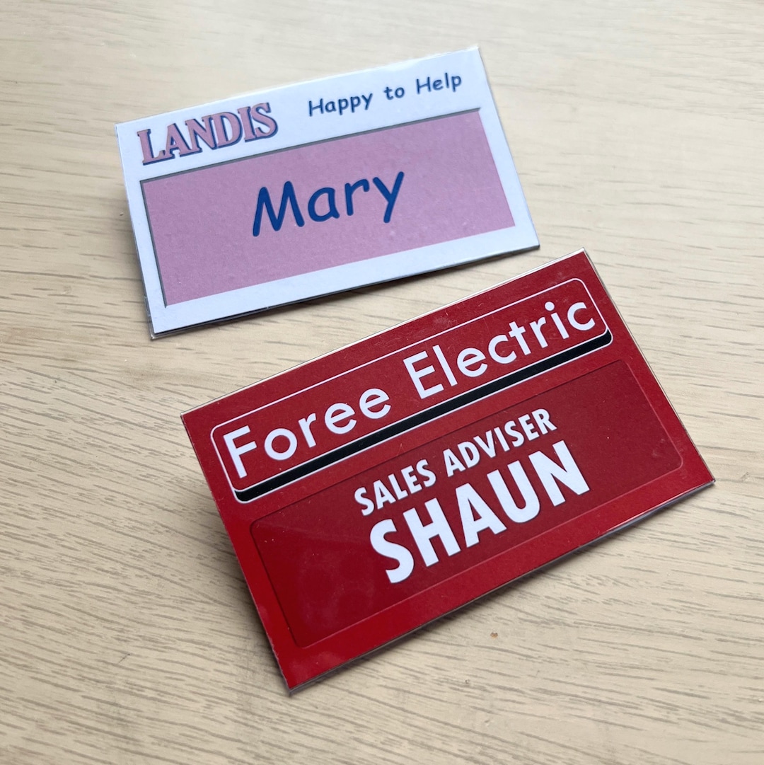 Shaun of the Dead Mary Name Tag Badge for Fancy Dress Cosplay - Etsy