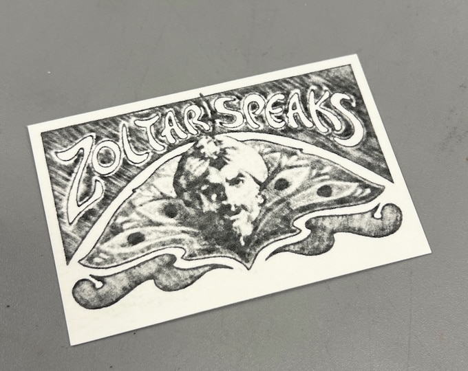 Zoltar Fortune Teller Card From Movie Big Replica Prop Wish Tom Hanks ...