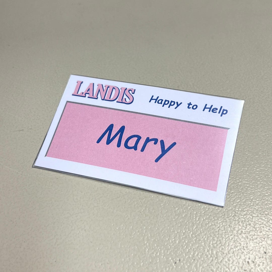 Shaun of the Dead Mary Name Tag Badge for Fancy Dress Cosplay - Etsy