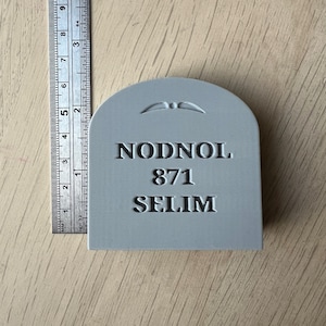 Red Dwarf Nodnol Sign Desk Display Gift Idea - Etsy UK