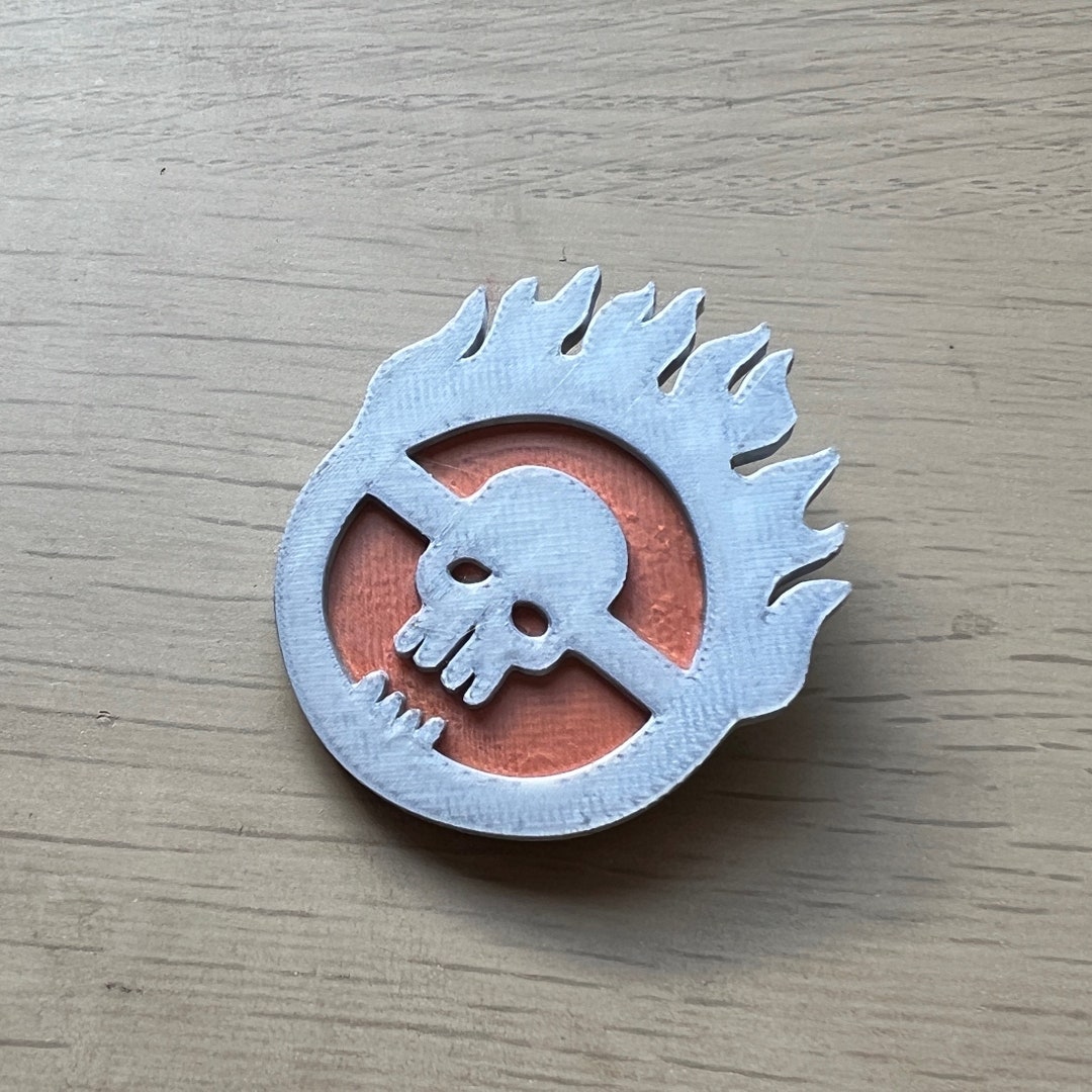 Mad Max Skull Logo Badge 3D Printed - Etsy