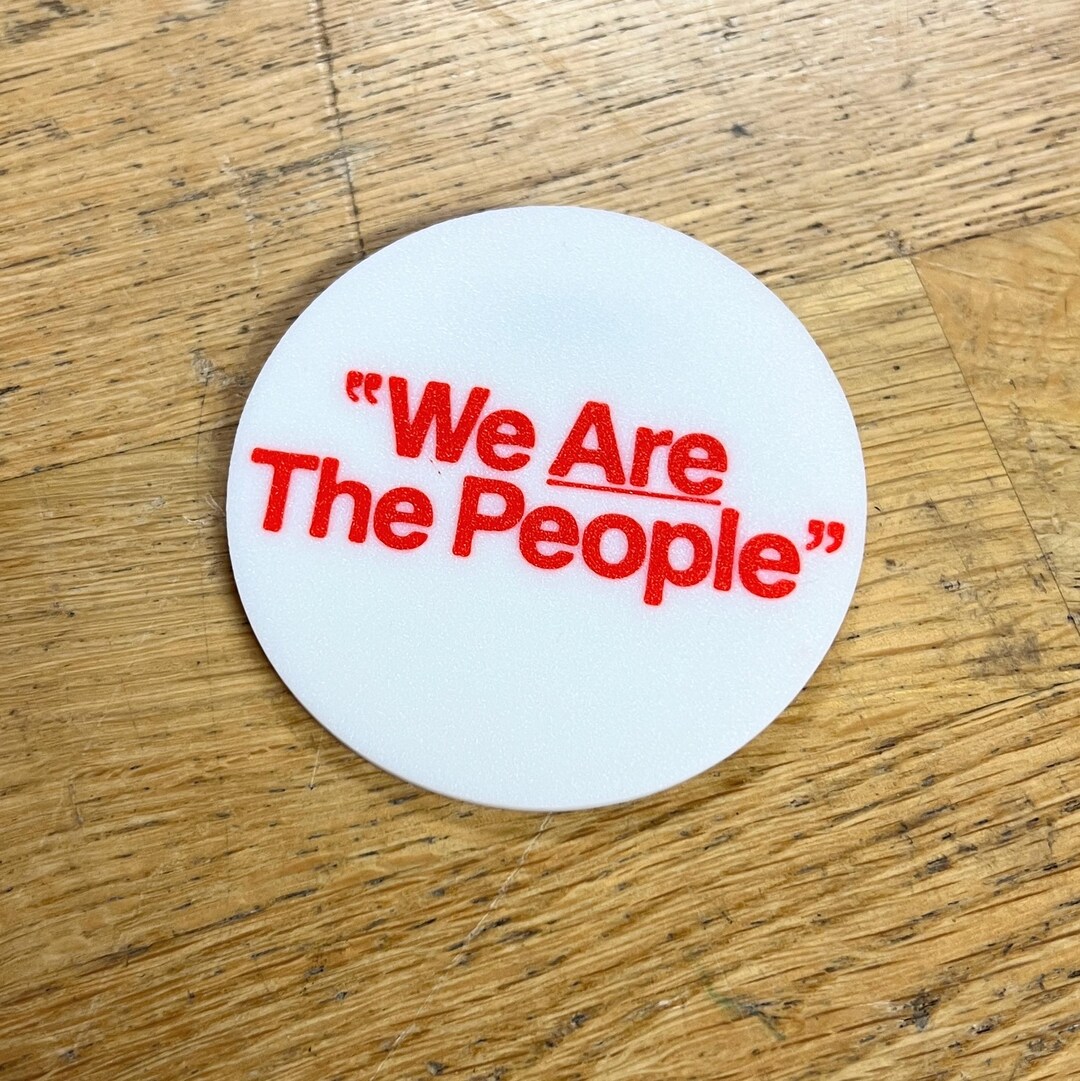 Taxi Driver Replica Prop We Are the People Badge Costume Cosplay - Etsy
