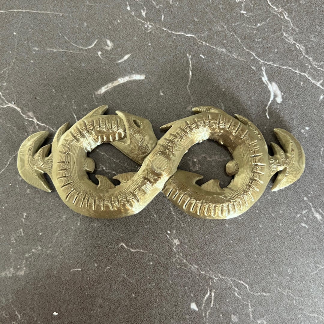 Alpha Snake Belt Emblem Ouroboros Zombie Cosplay Infinite Replica Prop - Etsy