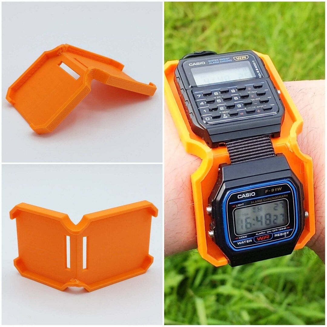 Alien Nostromo Samani E125 3D Printed Custom Casio Watch Part Prop F91w ...