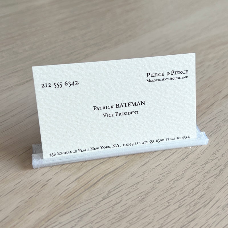 American Psycho Business Cards - Etsy