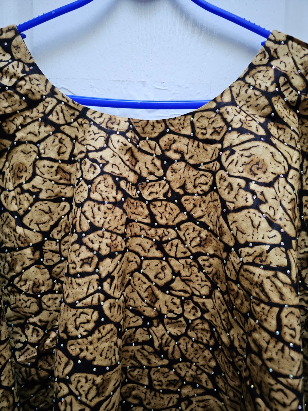 New Nigeria Gold Ankara for Women. Buba top, Iro wrapper, Geleheadtie ...