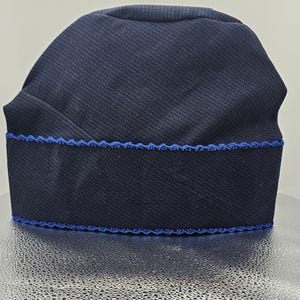 New Nigeria Aso Oke "etu" Navy Blue Embroidered Fila/cap for Men - Etsy
