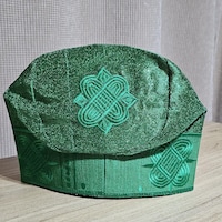 Yoruba Aso Oke Fila: African Men's Traditional Mixed Match Gobi Cap - Etsy