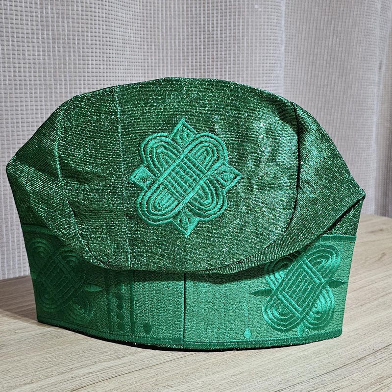 Green Aso Oke Fila - Etsy