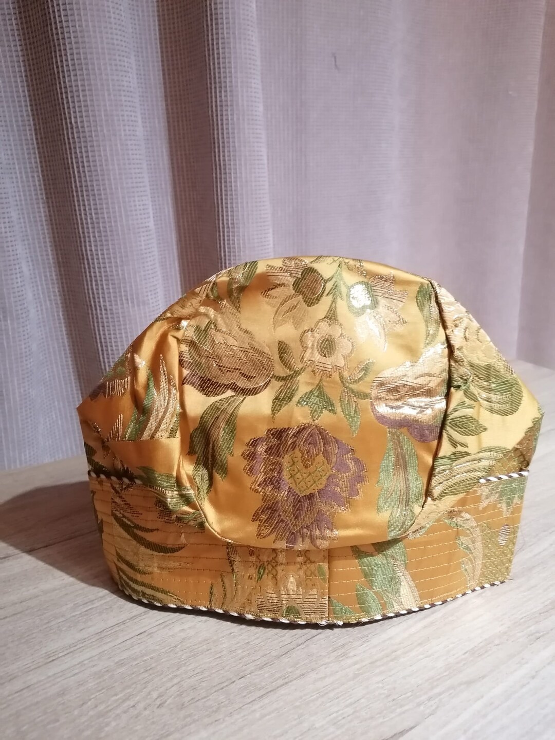 New Nigeria Men's Gold and Green Damask Cap - Etsy