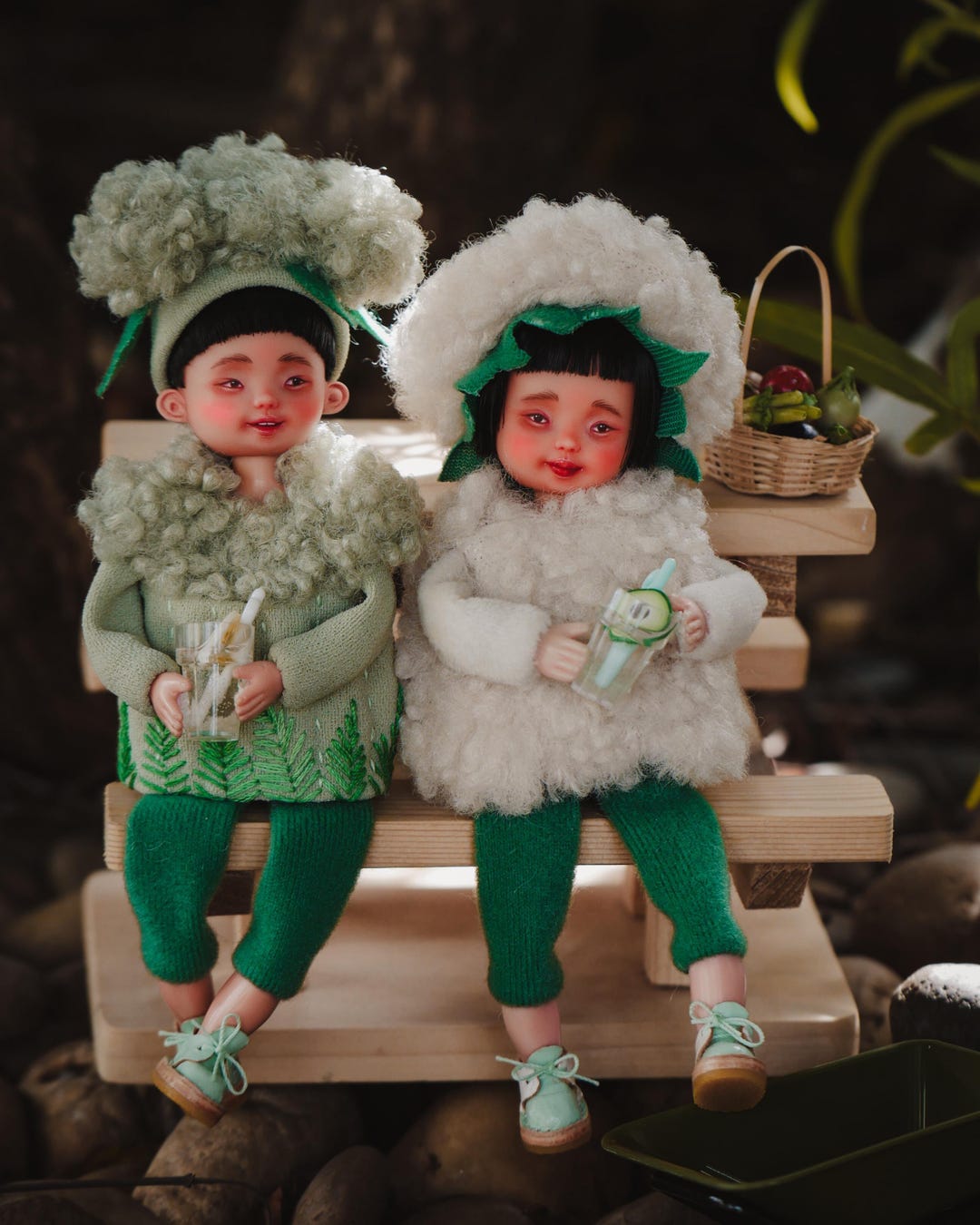 Custom Made Stuffed Asian Boy Doll Broccoli - Etsy