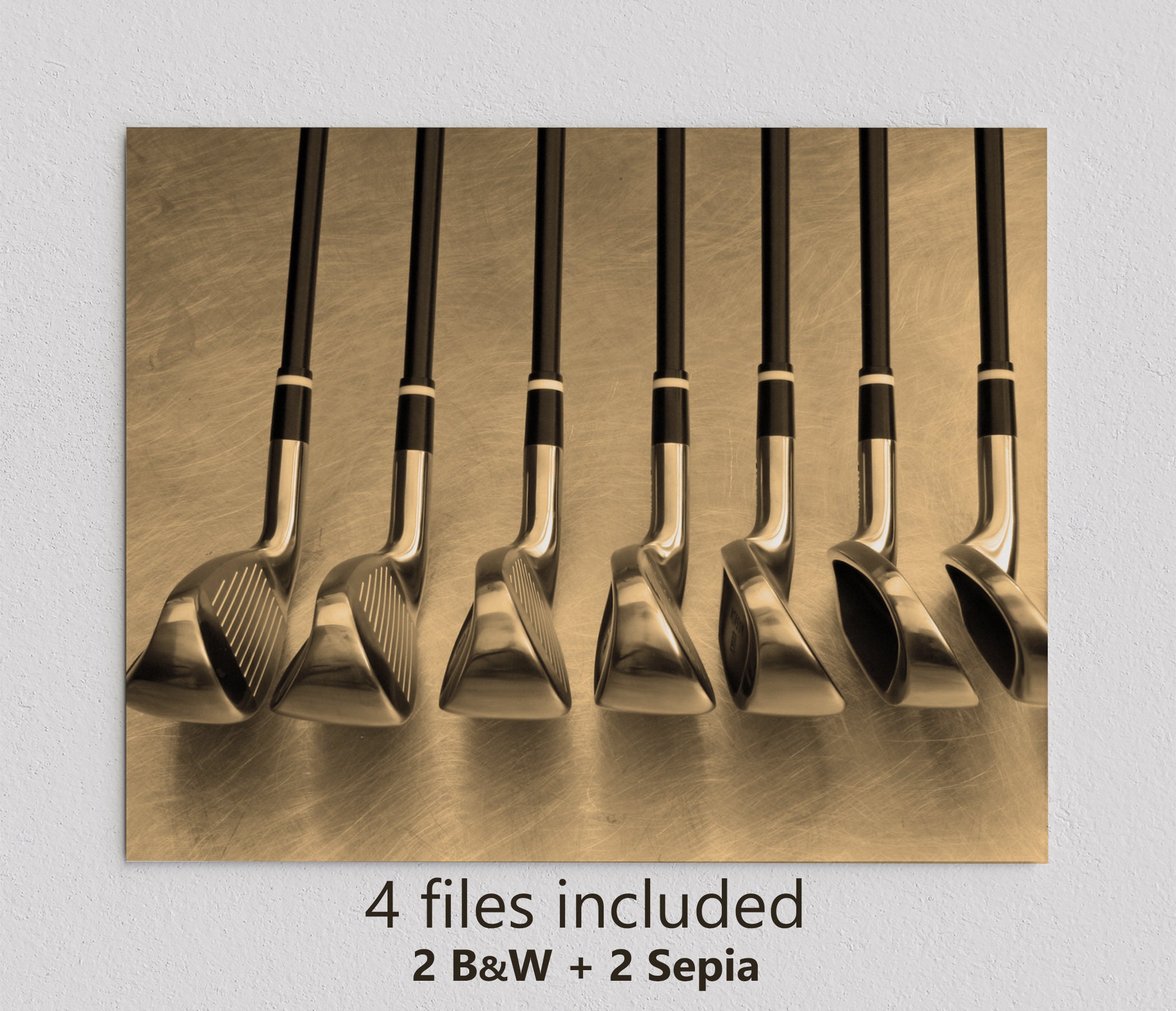 Golf Wall Art, Golf Wall Decor, Golf Club Wall Art, Golf Sticks Print ...
