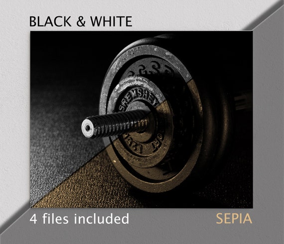 Gym Wall Decor Dumbbell Print Bodybuilding Wall Art | Etsy