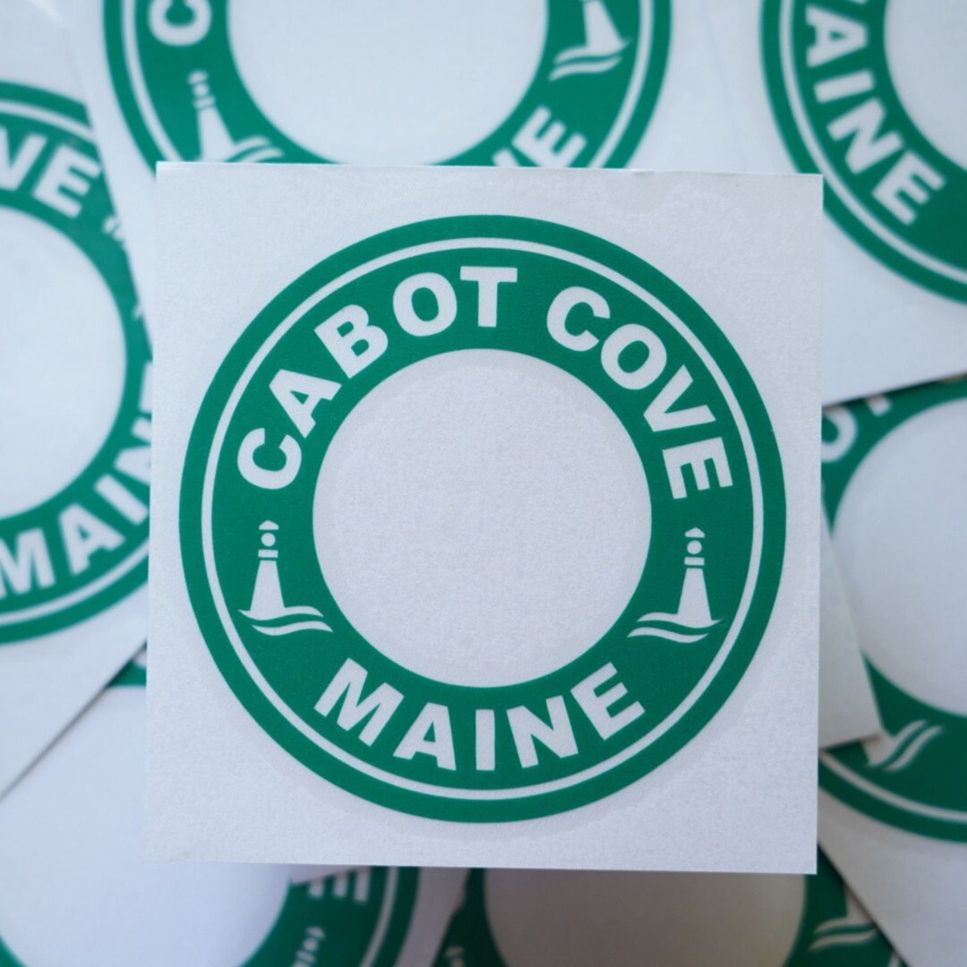 Cabot Cove Maine Venti Cold Cup Decal Jessica Fletcher JB Fletcher ...