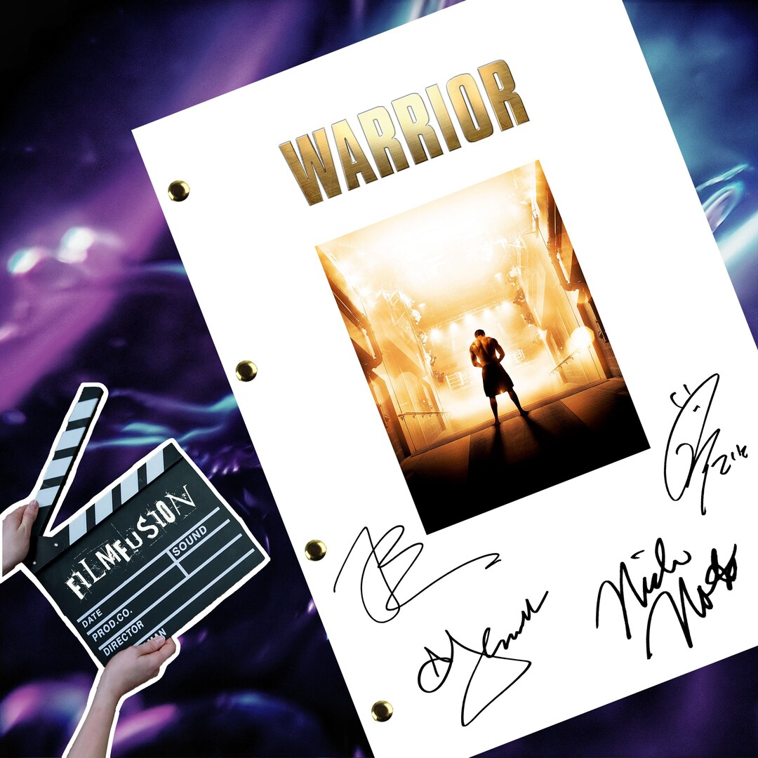Warrior / Film / Movie Transcript / Script / Screenplay Autographed ...