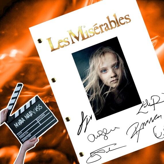 Les Miserables Movie Transcript / Script / Screenplay / - Etsy