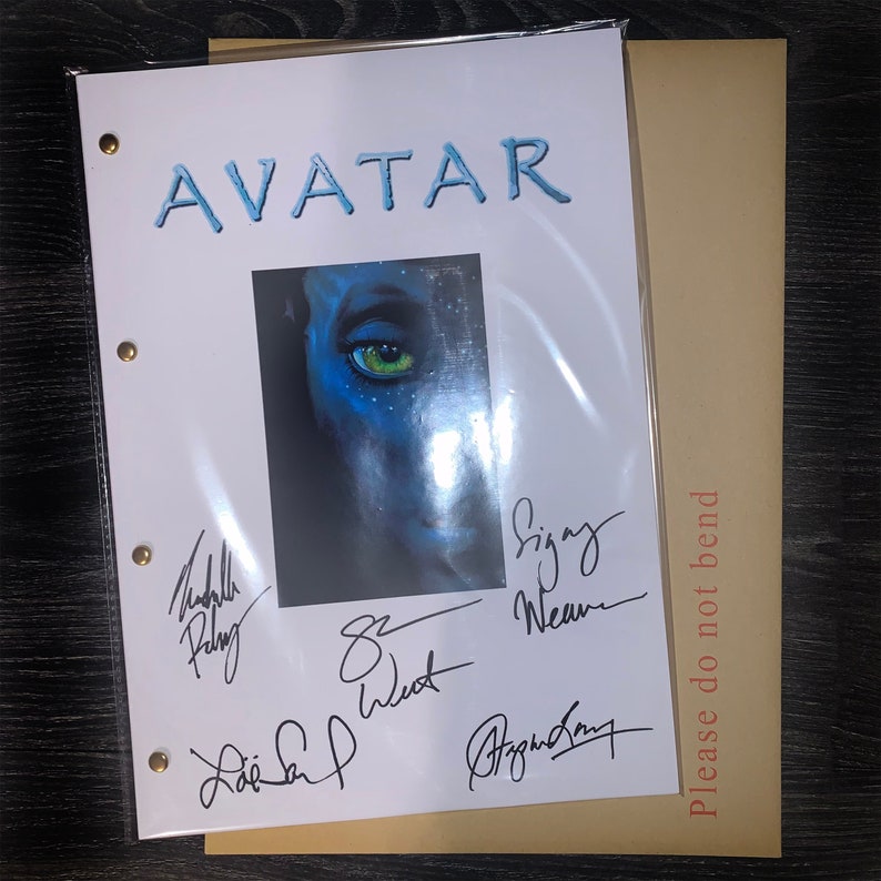 Avatar Movie Transcript / Script / Screenplay / Autographed - Etsy