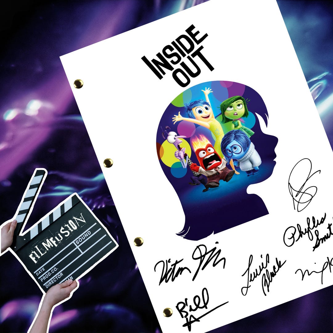 Inside Out / Film / Movie Transcript / Script / Screenplay Autographed Reprint - Etsy