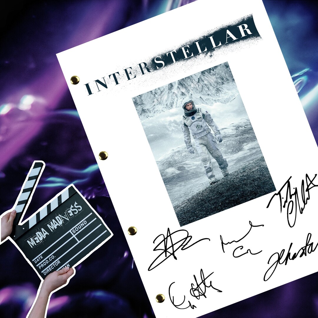 Intersella / Film Movie Transcript / Script / Screenplay Autographed ...