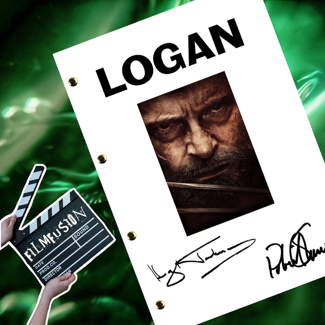 LOGAN / Marvel Film Movie Transcript / Script / Screenplay Autographed ...