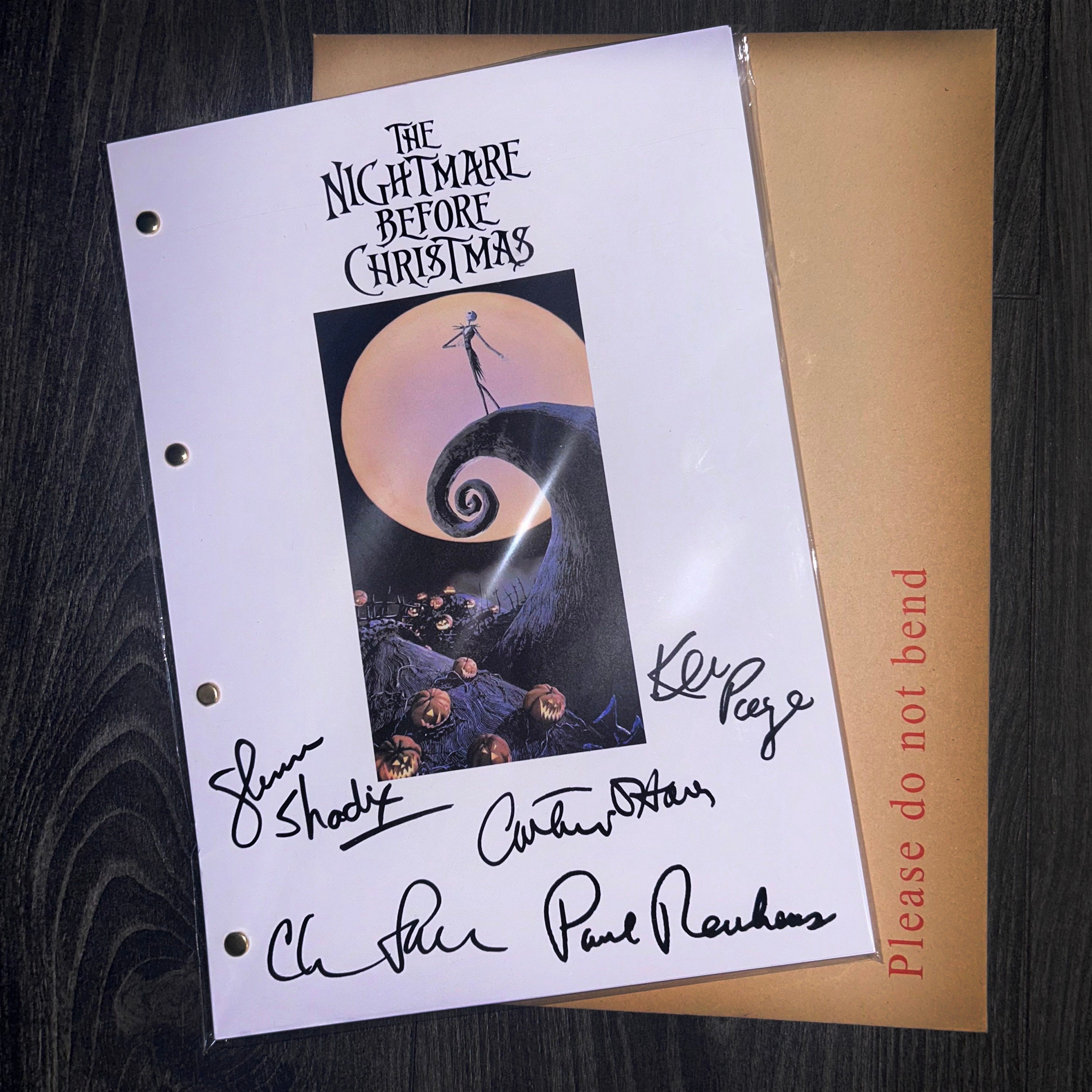 The Nightmare Before Christmas Movie Transcript / Script / Screenplay ...