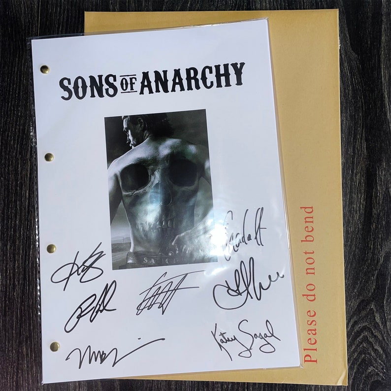 Sons of Anarchy TV Transcript / Script / Screenplay Autographed Reprint ...