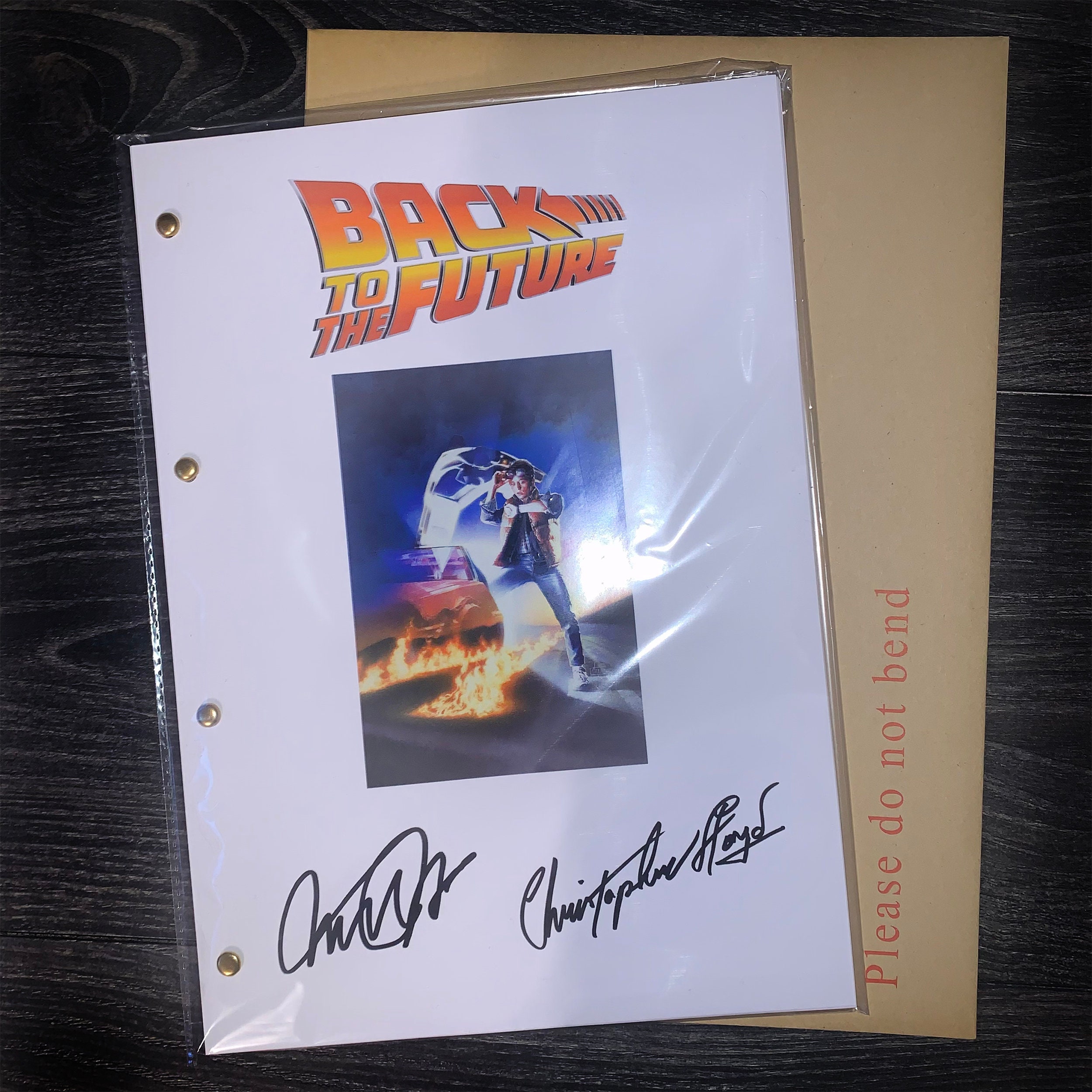 Back to the Future Movie Transcript / Script / Screenplay / - Etsy