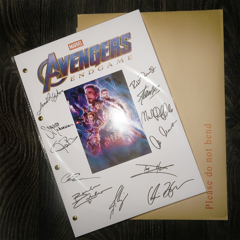 Avengers Endgame Movie Marvel Film Movie Transcript / Script ...