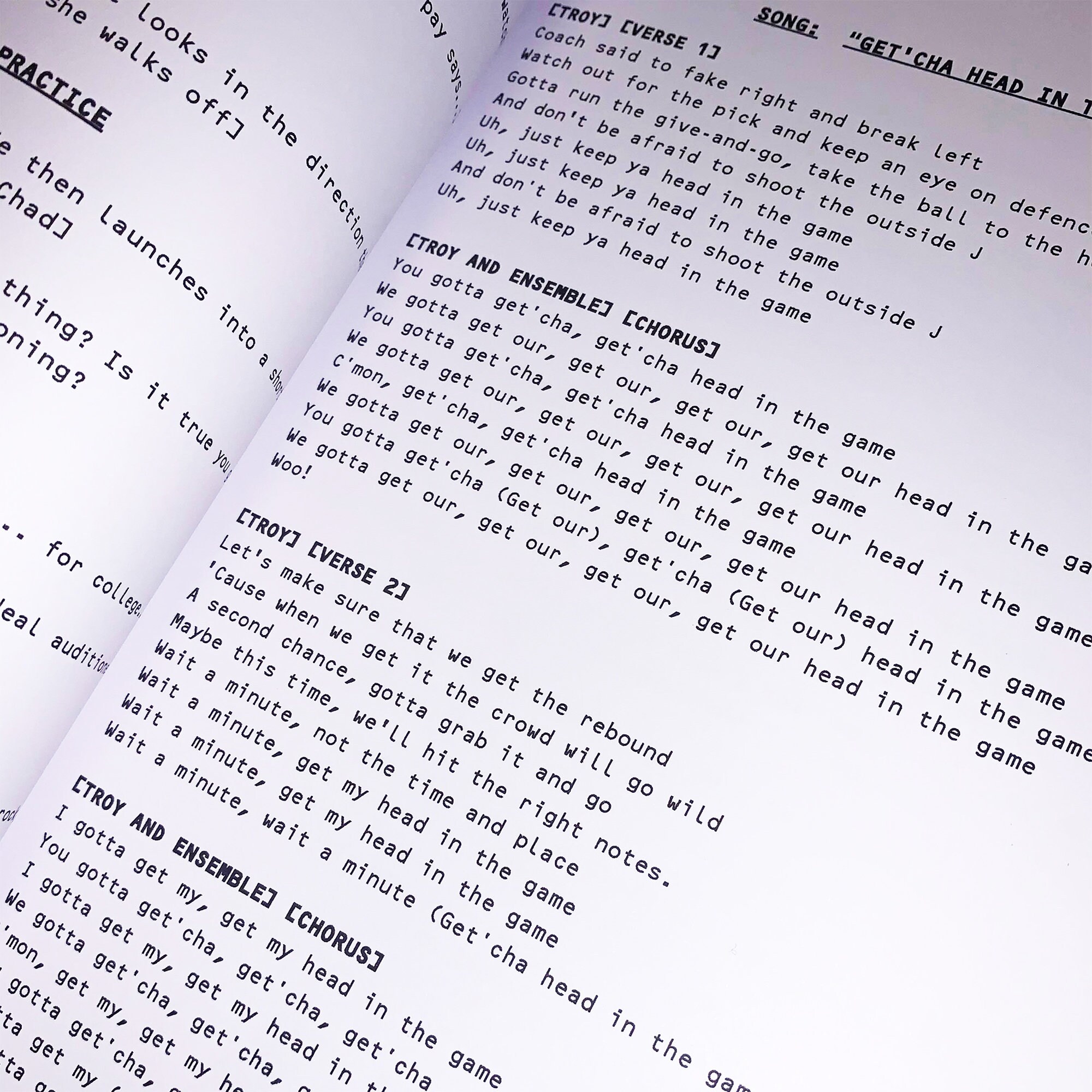 High School Musical Film Movie Transcript / Script / | Etsy