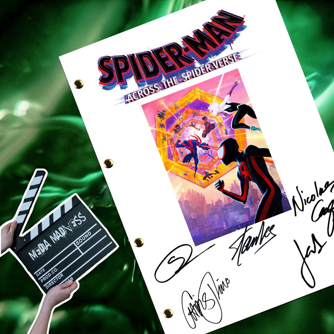 Spiderman Across the Spiderverse Movie Transcript / Script / Screenplay ...