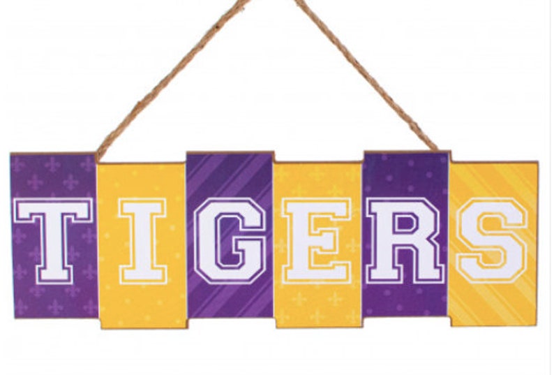 Custom LSU Wreath Made to Order-picture is Just a Sample - Etsy