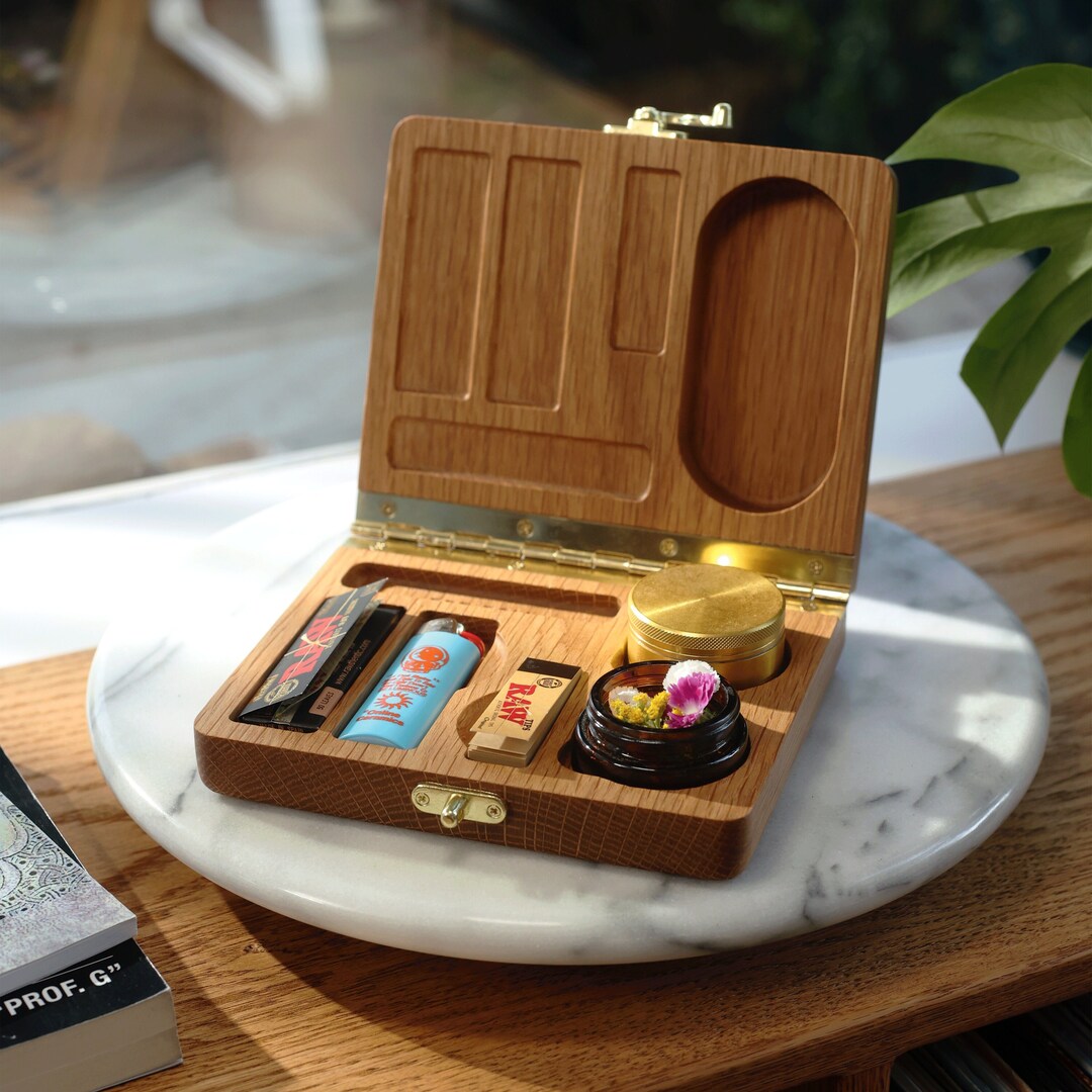 Bud Box Organizer, Custom Rolling Tray, Stash Box, Table Top Organizer ...