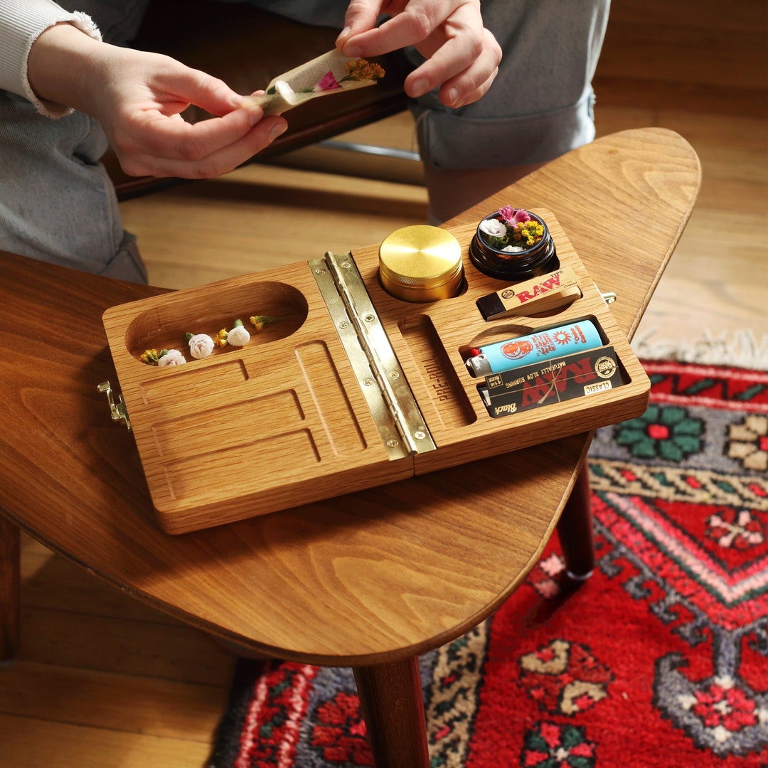 Bud Box Organizer, Custom Rolling Tray, Stash Box, Table Top Organizer ...
