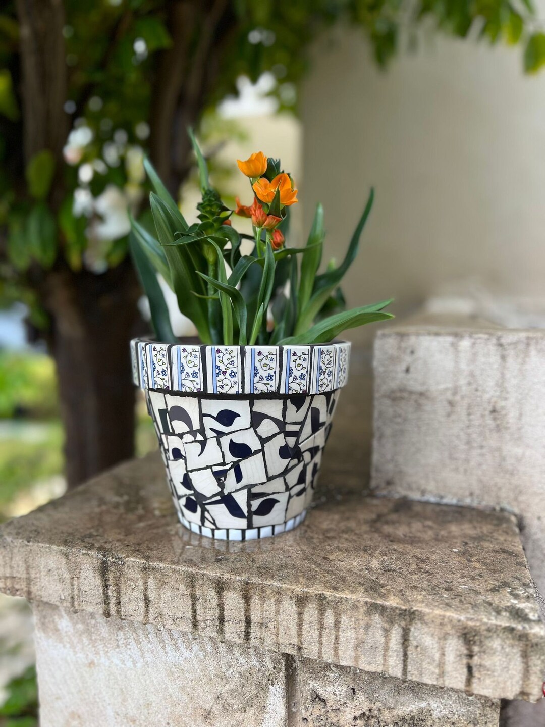 A Mosaic Pot of Broken Letters in Hebrew, That Creates a Stunning Look ...