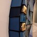 Mosaic Mirror in Shades of Blue - Turquoise With Touches of Gold ...