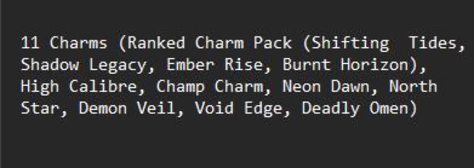 Complete Ranked Charm Pack - Etsy