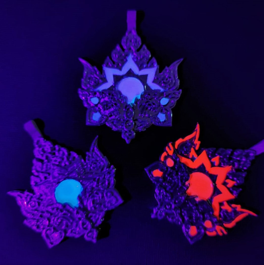 Neon Dawn Ranked Charm Keychain - Etsy Hong Kong