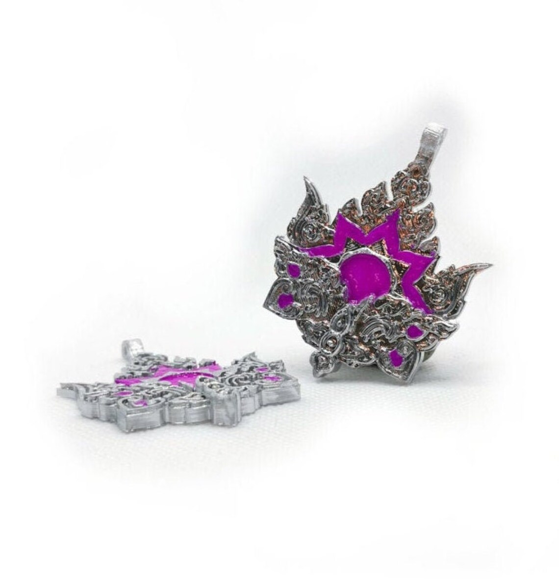 Neon Dawn Ranked Charm Keychain - Etsy Hong Kong