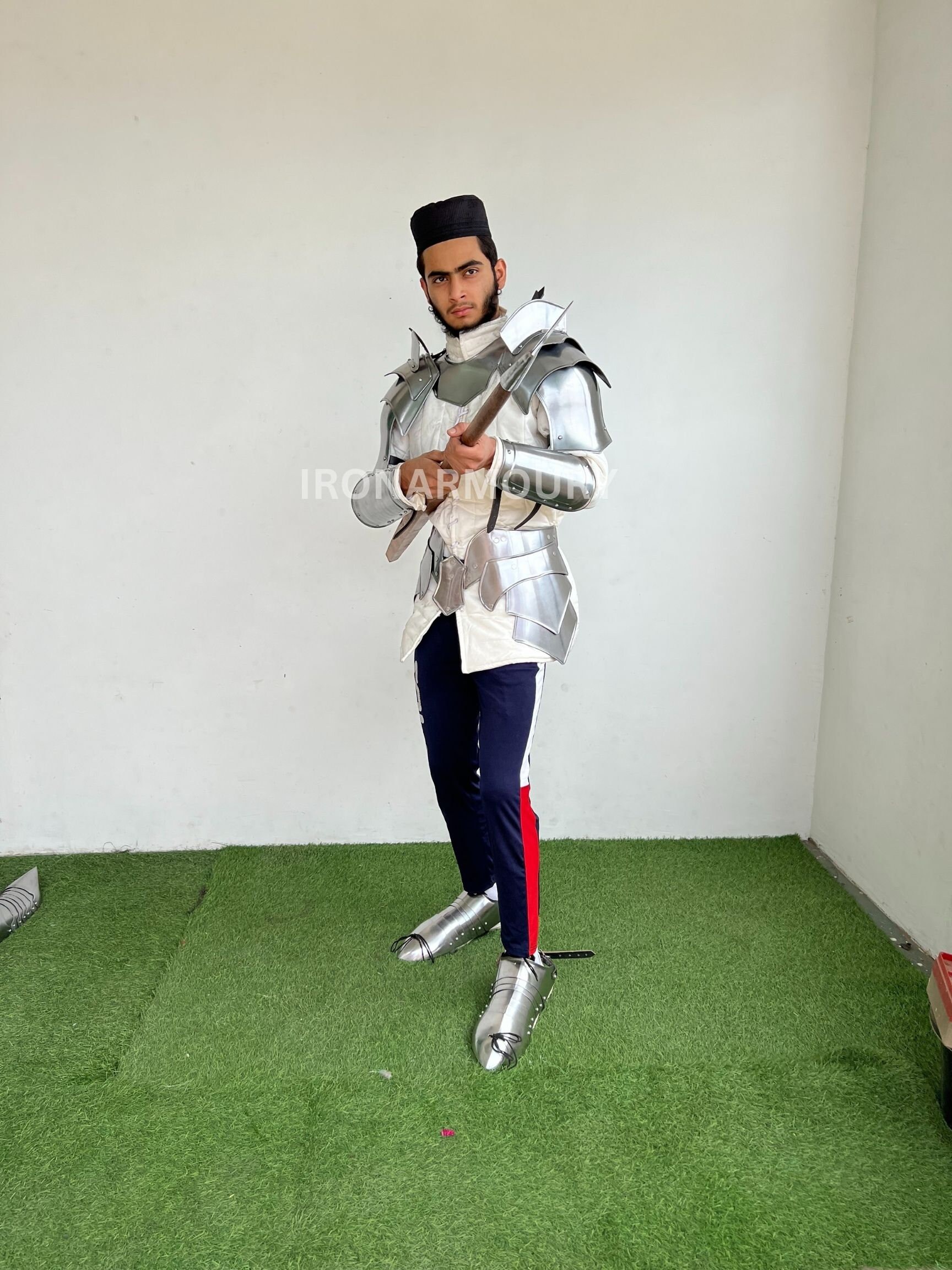 Medieval Knight Pouldron Gorget Armor Tesset Armor Larp - Etsy Medieval Knight Pouldron Gorget Armor Tesset Armor Larp - Etsy