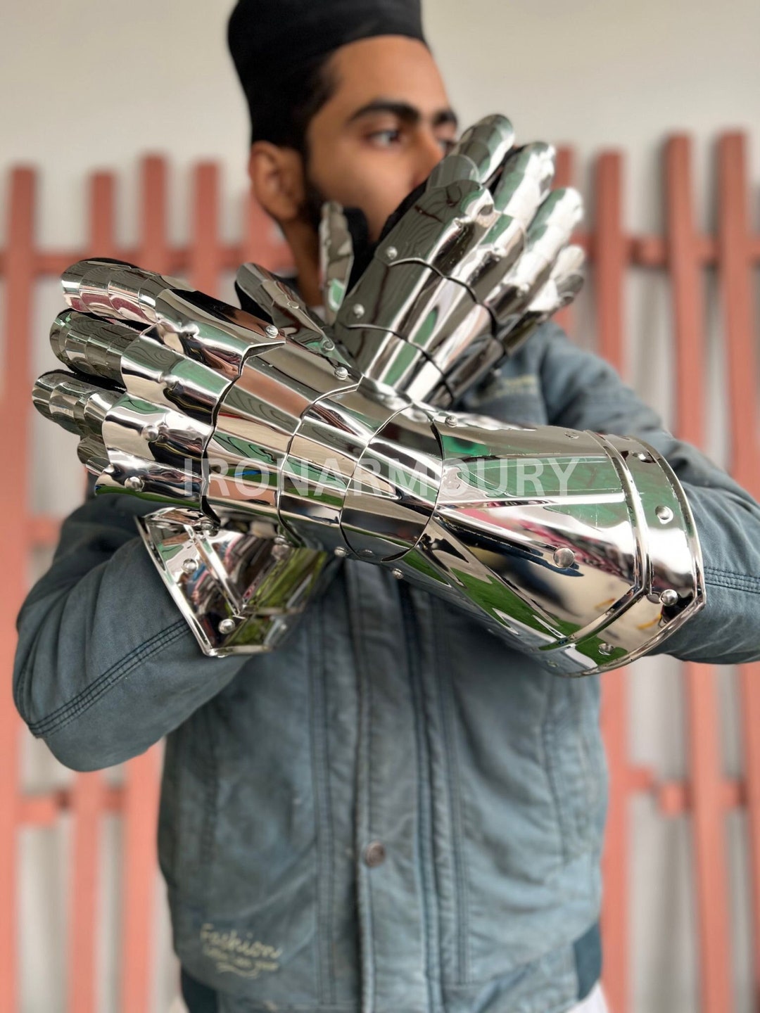 Medieval Knight Armor Gauntlets, Larp Armor, Functional Armour, Fantasy ...