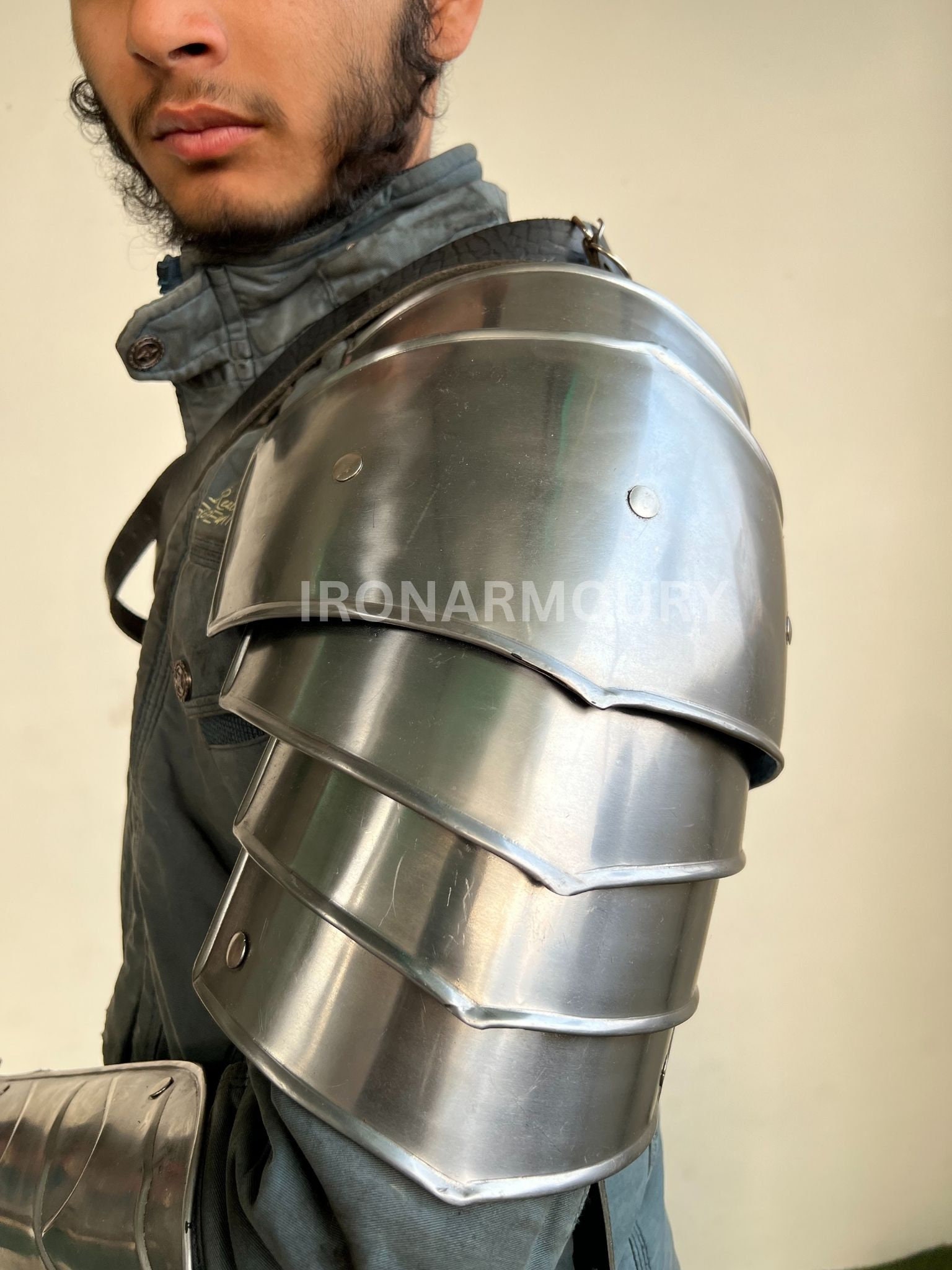 Medieval Knight Shoulder Armor Bracers Armor Larp - Etsy