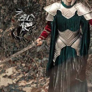 Knight Lady Armor Female Larp Armor Costume Cosplay Sca - Etsy