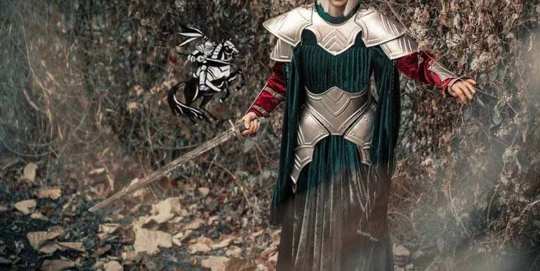 Knight Lady Armor Female Larp Armor Costume Cosplay Sca - Etsy